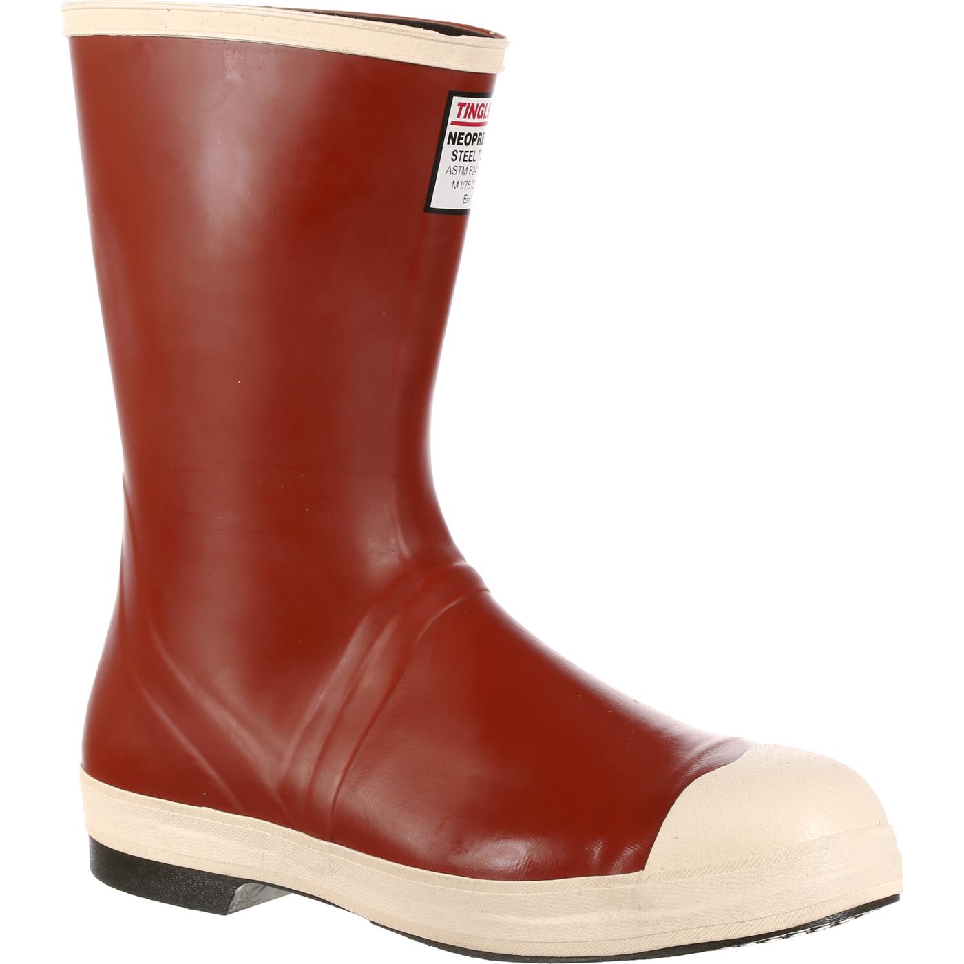 Tingley Neoprene Rubber 12" Snugleg Safety-Loc Outsole Work Boot ...
